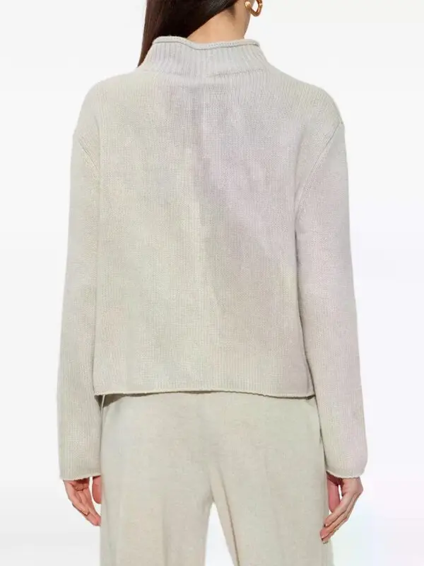 LISA YANG Funnel-neck Long-sleeve Sweater