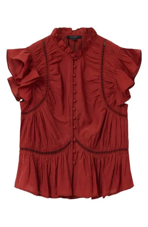 ALLSAINTS Lima Ruffle Top