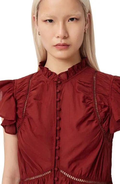 ALLSAINTS Lima Ruffle Top