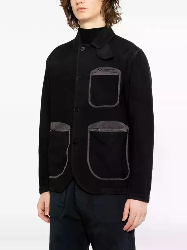MASSIMO OSTI STUDIO Buttoned Jacket - Black