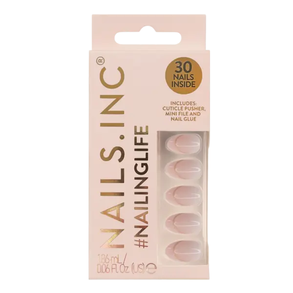 NAILS.INC Nailinglife Style It Like Sabrina Gold French Tip Press-on Nails - One-color