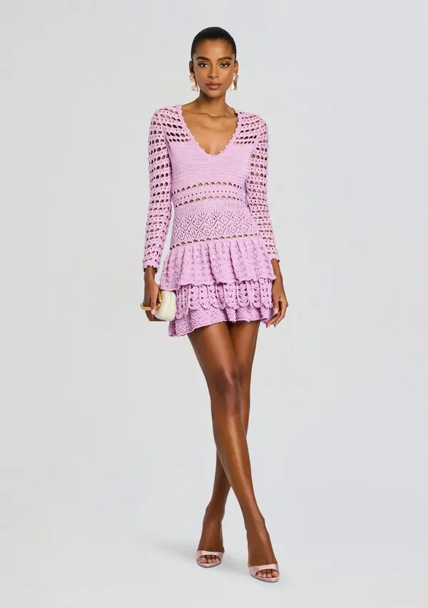 Retrofete Lujayn Crochet Dress