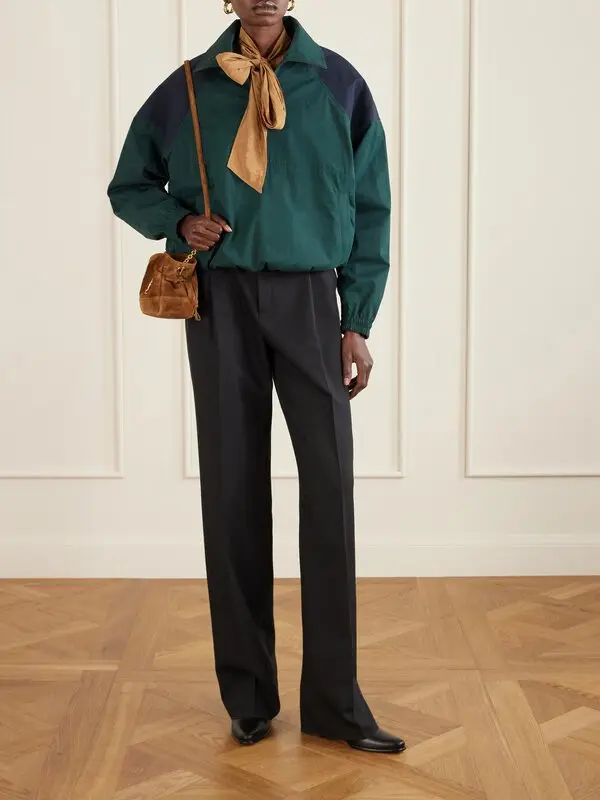 Saint Laurent Jamie Mini Suede Shoulder Bag - Brown