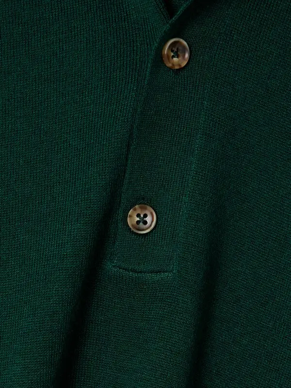 LA LIGNE Ben Oversized Silk, Wool, And Cashmere-blend Polo Sweater