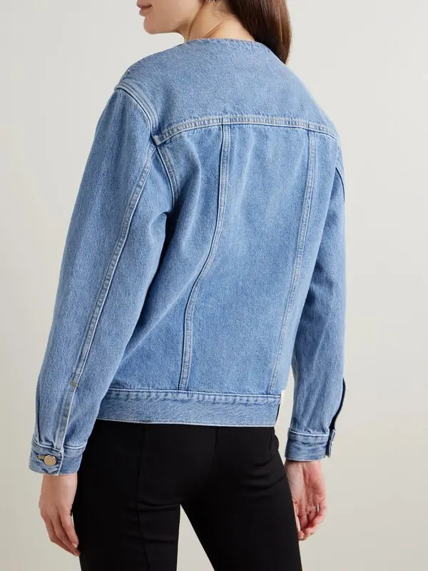 Loulou De Saison Rima Denim Jacket - Blue
