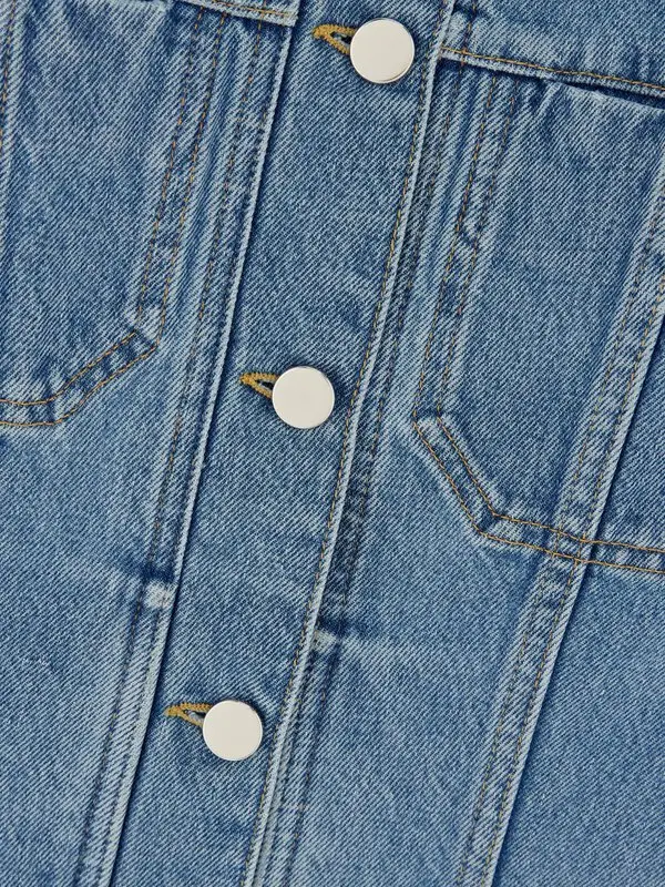 Loulou De Saison Rima Denim Jacket - Blue