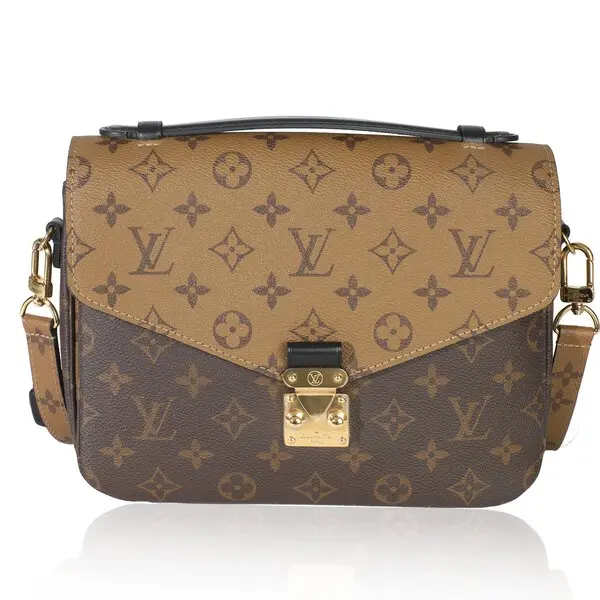 LOUIS VUITTON Monogram Reverse Canvas Pochette Metis