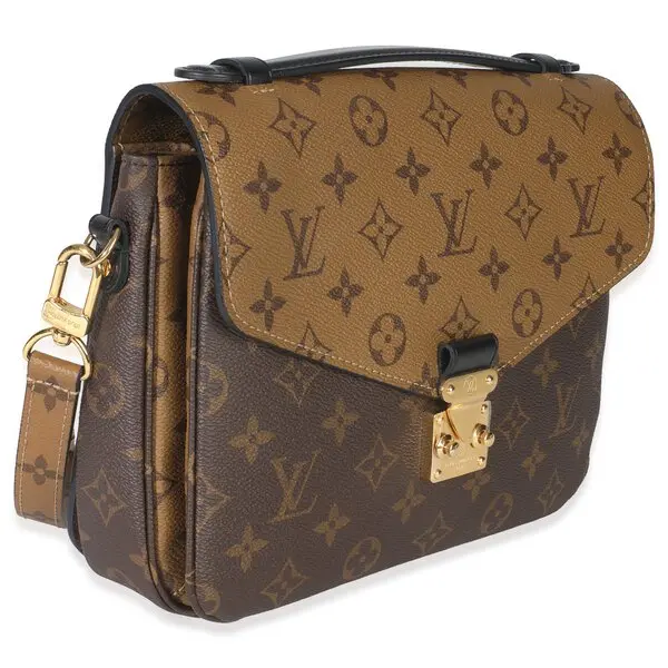 LOUIS VUITTON Monogram Reverse Canvas Pochette Metis