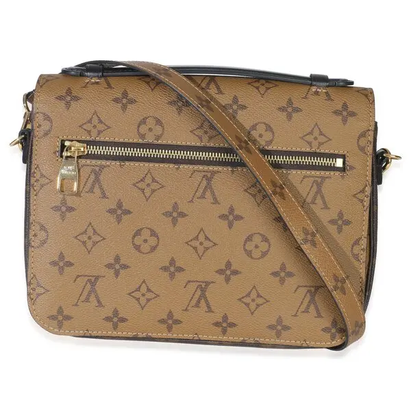 LOUIS VUITTON Monogram Reverse Canvas Pochette Metis