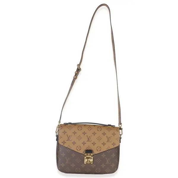 LOUIS VUITTON Monogram Reverse Canvas Pochette Metis