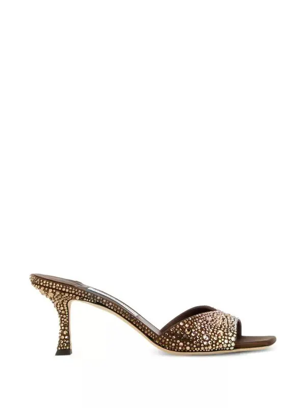JIMMY CHOO Embellished Heeled Mules
