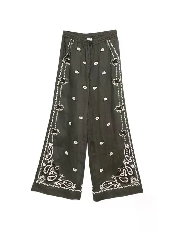 P.a.r.o.s.h Embroidery Trousers - Green