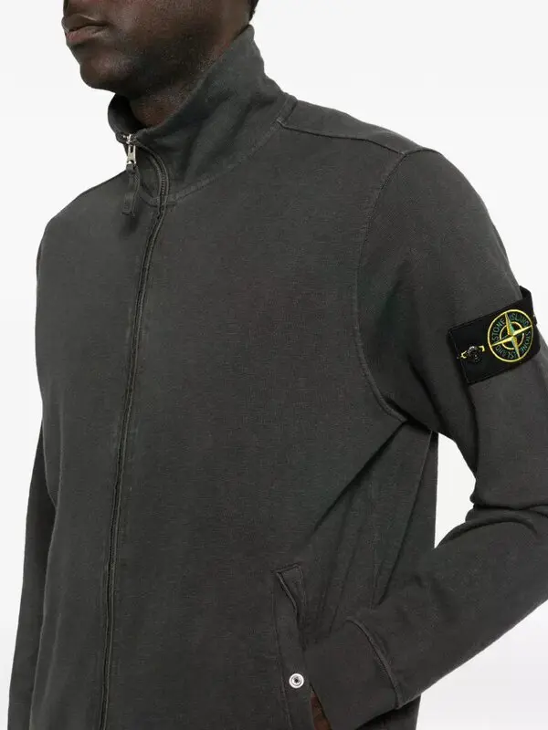 Stone Island Zip Fastening Sweater