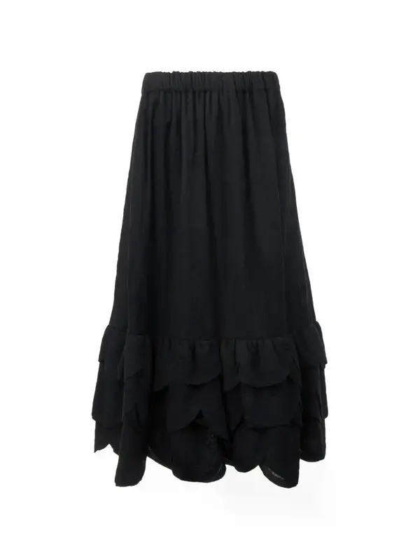 Noir Kei Ninomiya Ruffled Hem Skirt