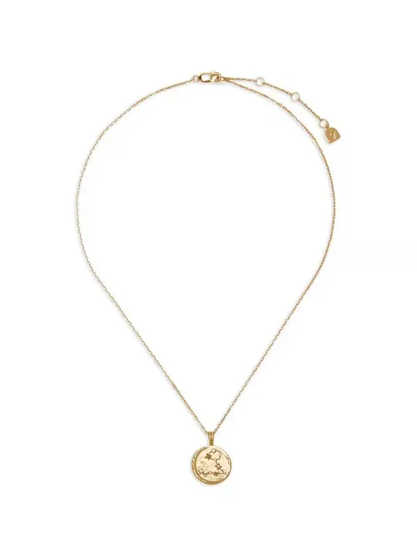 ASTRID & MIYU Pisces Zodiac Pendant Necklace - Gold