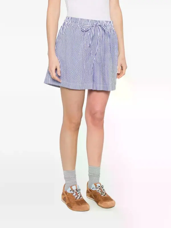 P.a.r.o.s.h Striped Drawstring Shorts - White