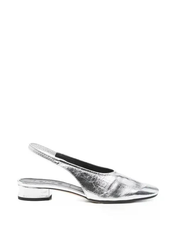 AeydĒ Dua Slingback Pumps - Silver