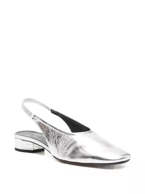 AeydĒ Dua Slingback Pumps - Silver