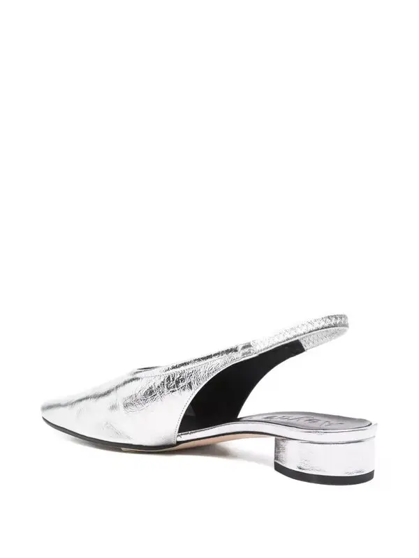 AeydĒ Dua Slingback Pumps - Silver