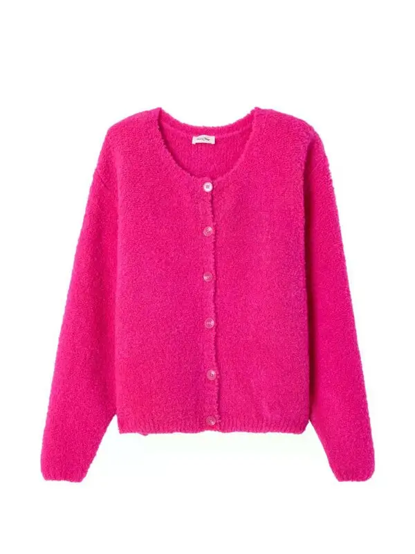 American Vintage Zolly Buttoned Cardigan - Pink