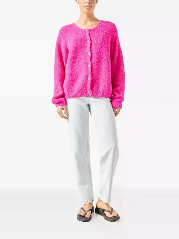 American Vintage Zolly Buttoned Cardigan - Pink