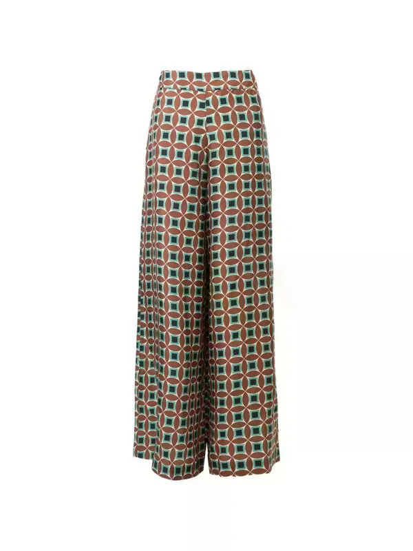 Biyan Geometric-pattern Trousers