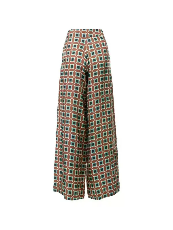 Biyan Geometric-pattern Trousers