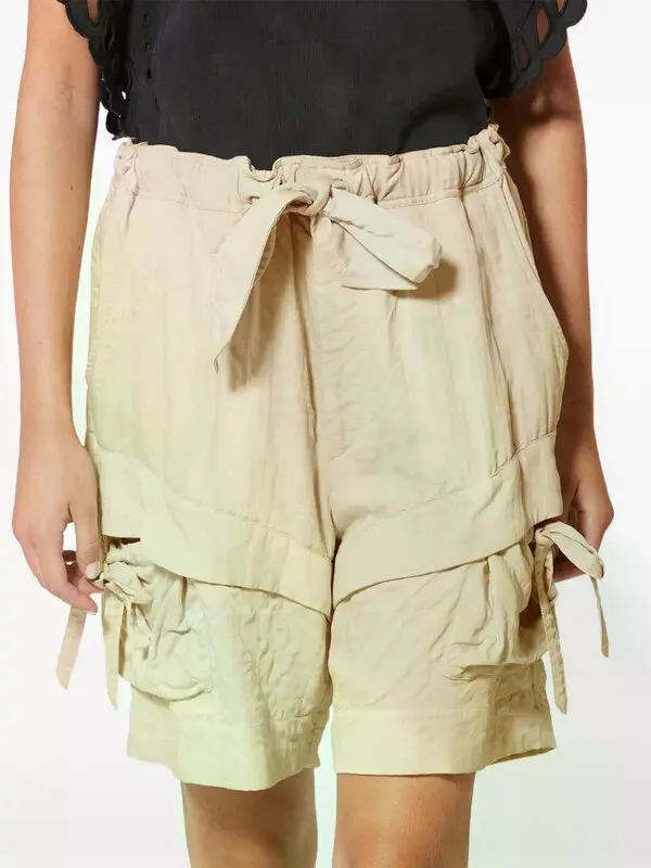 MARANT ETOILE Bermia Drawstring Shorts - Ecru