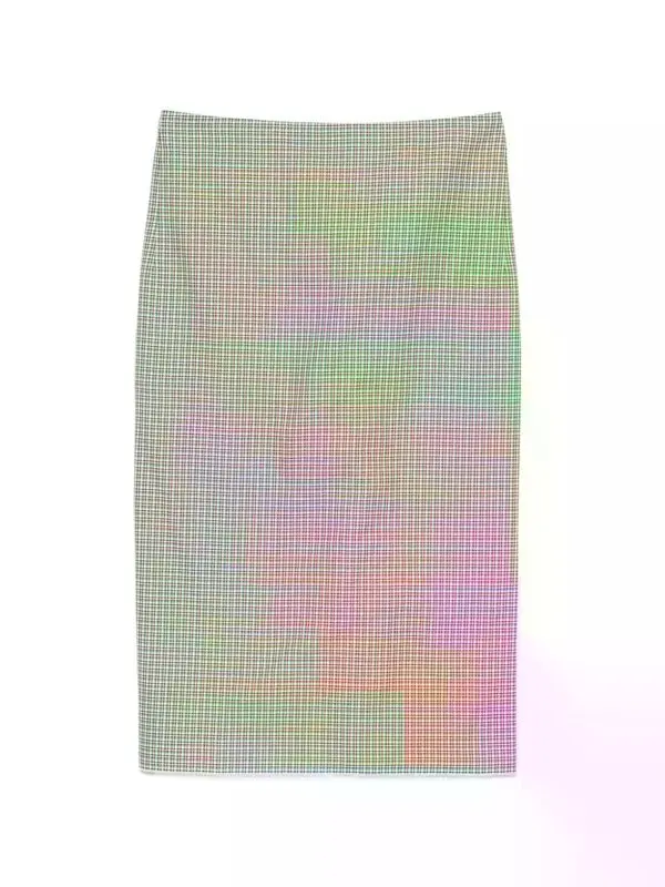 N°21 Check-pattern Skirt