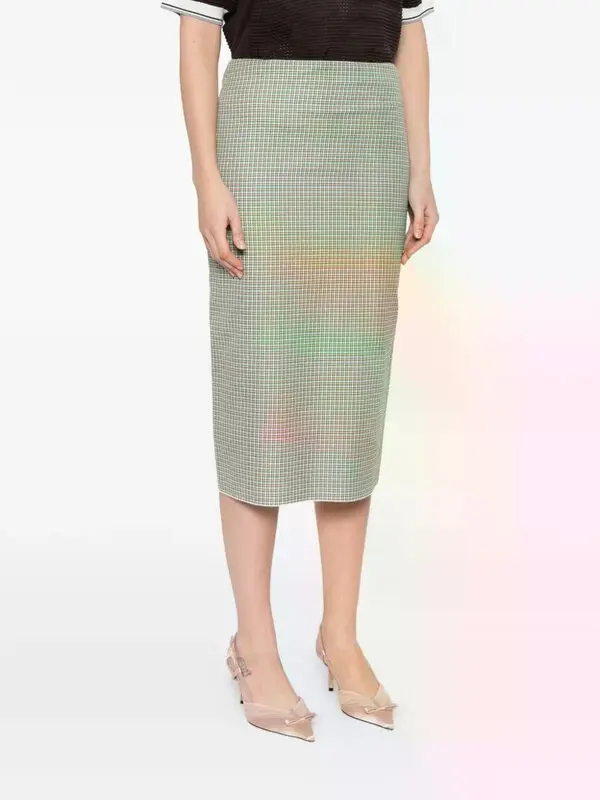 N°21 Check-pattern Skirt