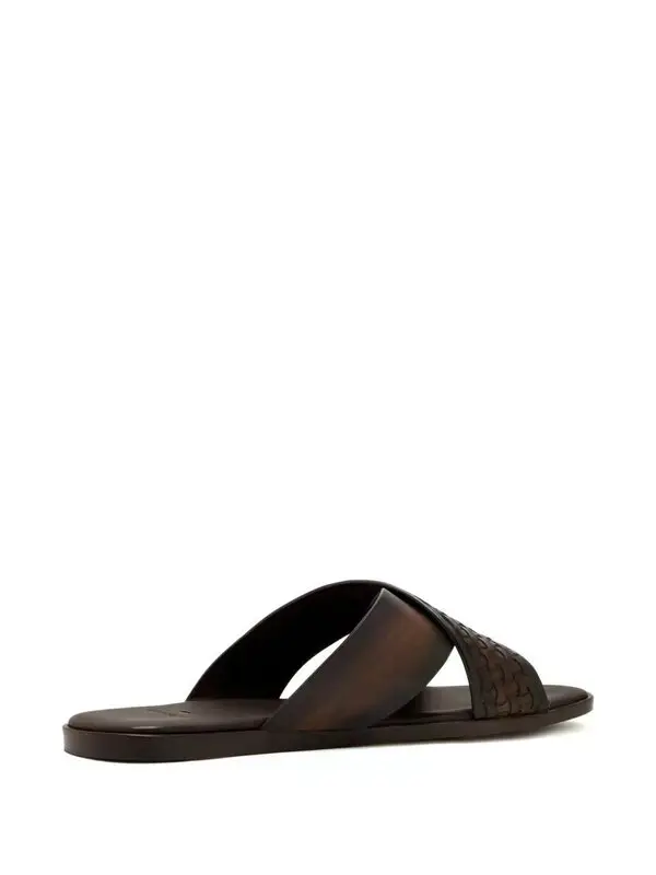 Magnanni Woven-cross Sandals