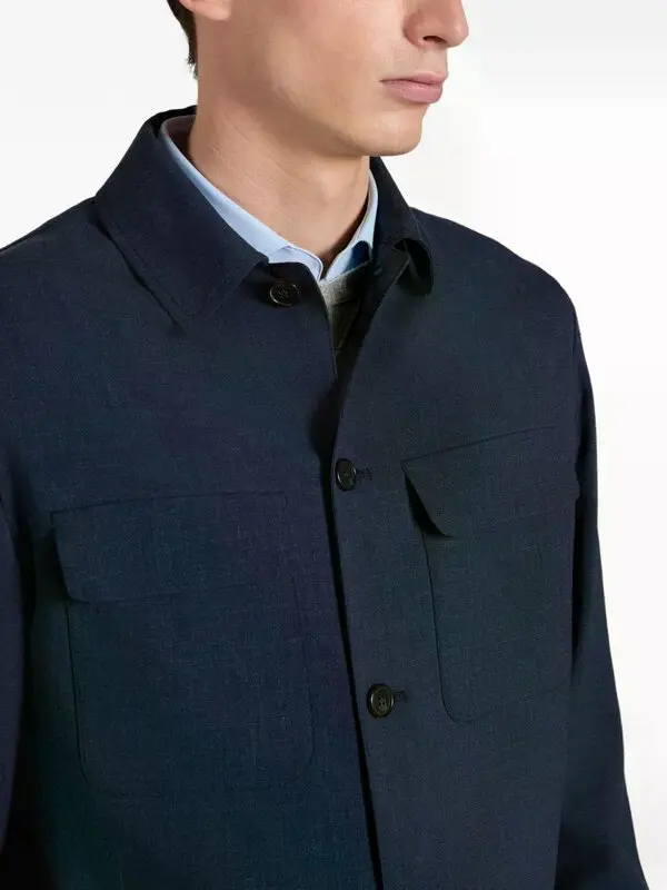 SLOWEAR Flap-pocket Overshirt