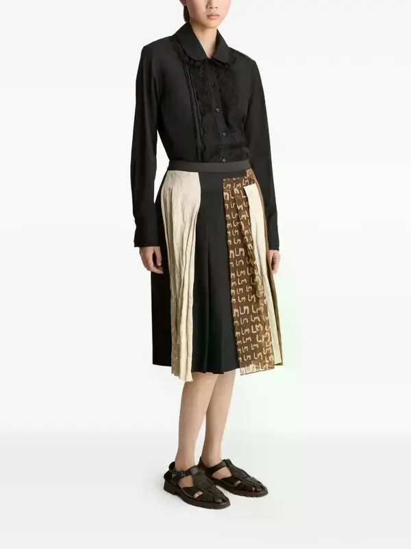 LEE MATHEWS Zahra Printed Midi Skirt