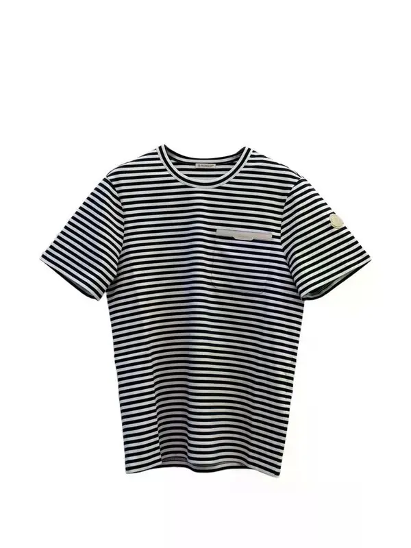Moncler Striped Chest-pocket T-shirt