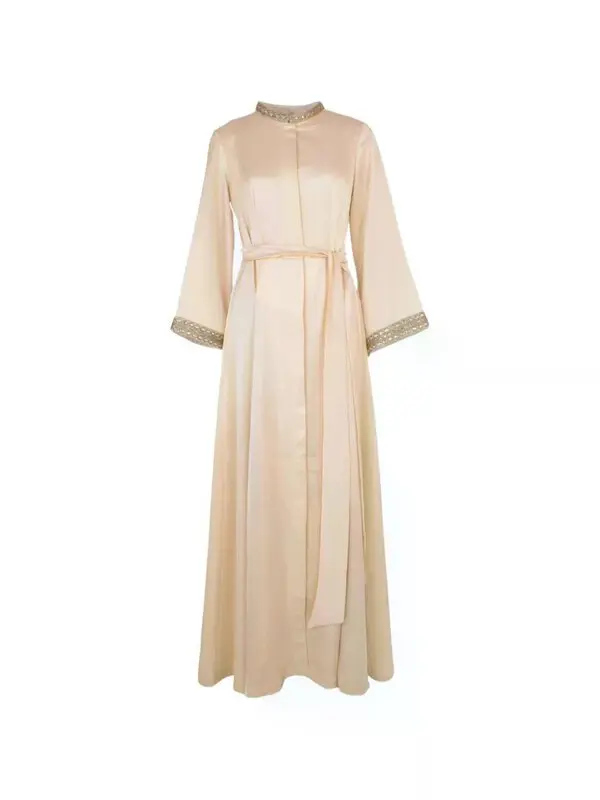 BARUNI Zayna Embroidered Maxi Dress - Neutrals