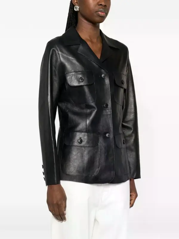 P.a.r.o.s.h Maciock Leather Jacket