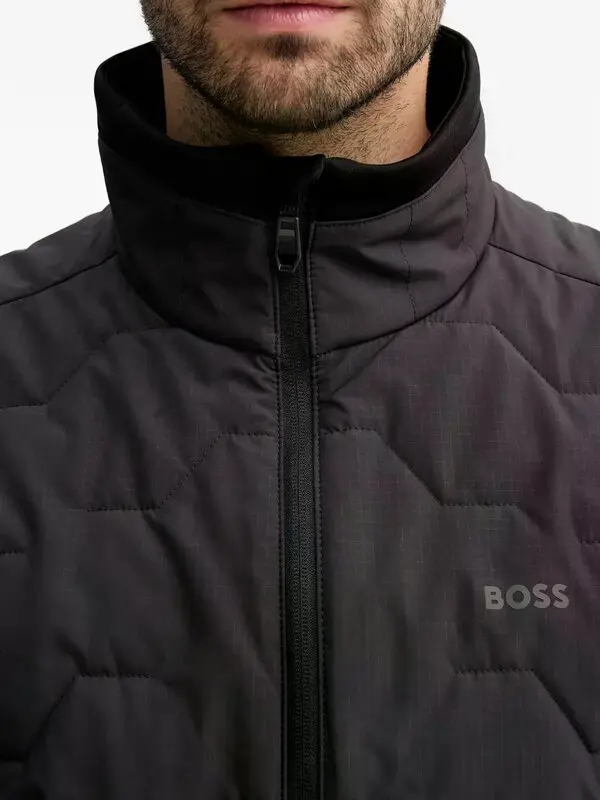 BOSS Active Water-repellent Jacket With Four-way Stretch