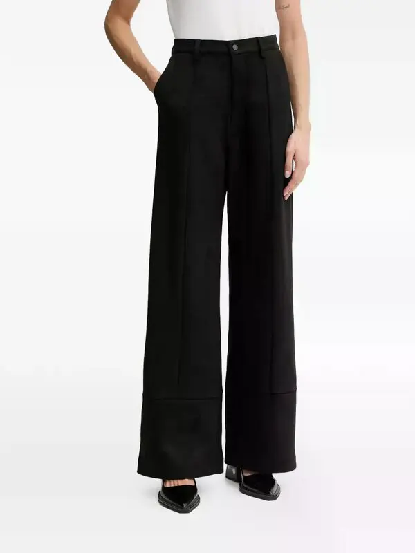 Bardot Marlowe Wide-leg Trousers - Black