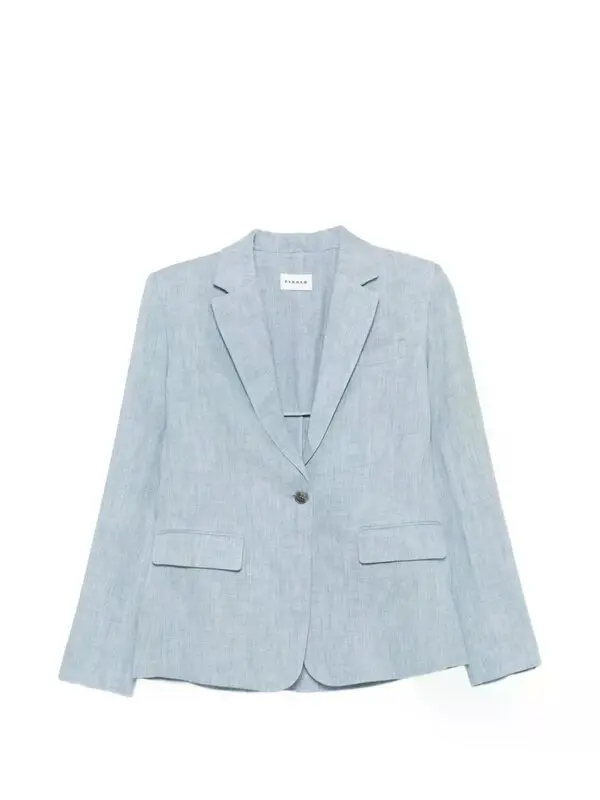 P.a.r.o.s.h Single-breasted Blazer With Notched Lapels