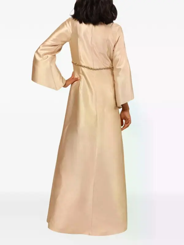 BARUNI Embellished Maxi Dress - Neutrals