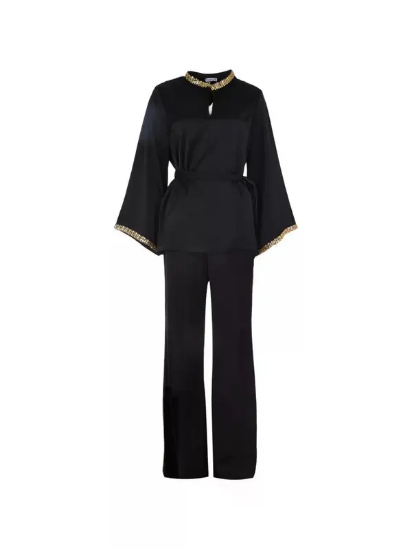 BARUNI Samar Flared-sleeve Jumpsuit - Black