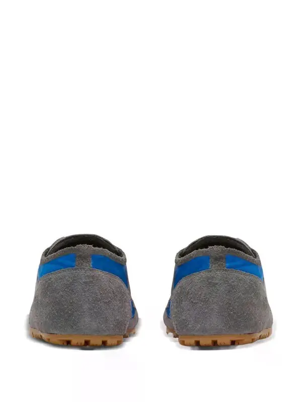 Balmain Racer Suede And Nylon Sneakers - Blue
