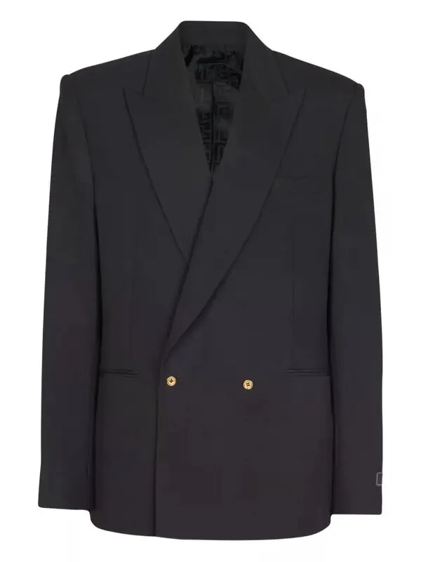 Balmain Double-breasted Wool Blazer