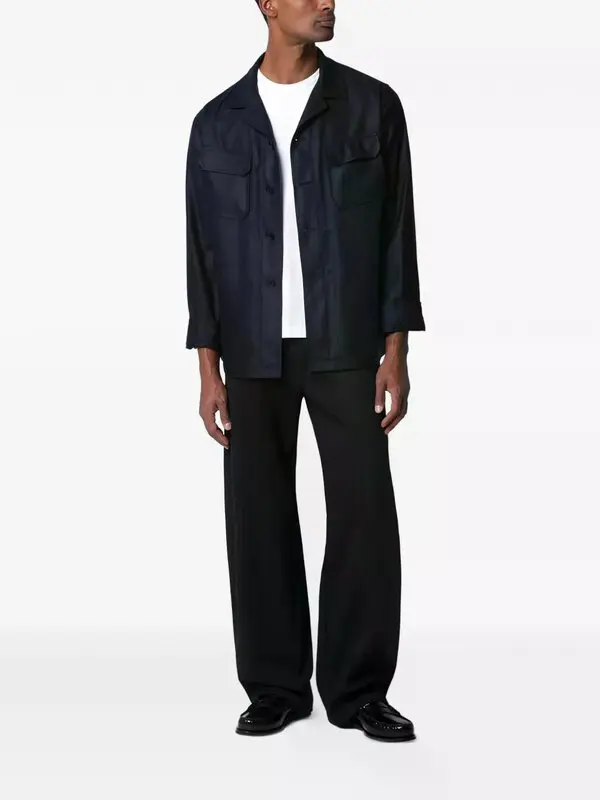 Tagliatore Flap-pocket Shirt Jacket