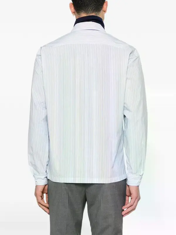 Prada Striped Zip Shirt