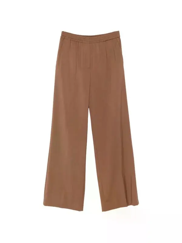 Max Mara Elasticated Wide-leg Trousers