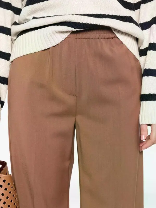 Max Mara Elasticated Wide-leg Trousers