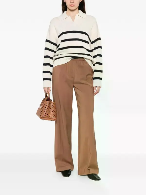 Max Mara Long-sleeve Striped Sweater