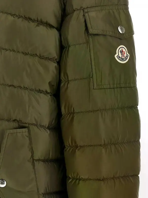 Moncler Oahu Zipped Coat With Adjustable Hood