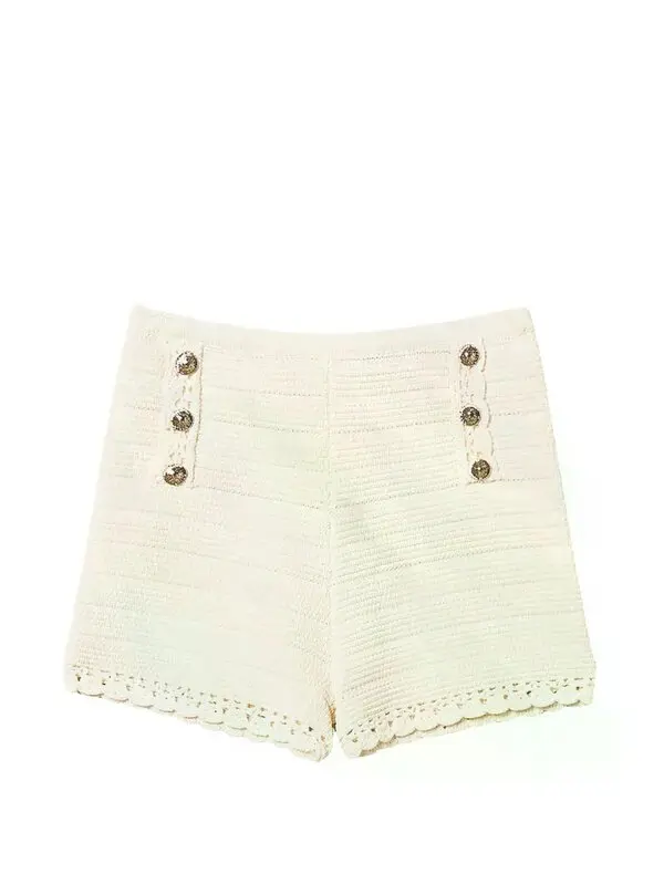TWINSET Crochet-knit Shorts